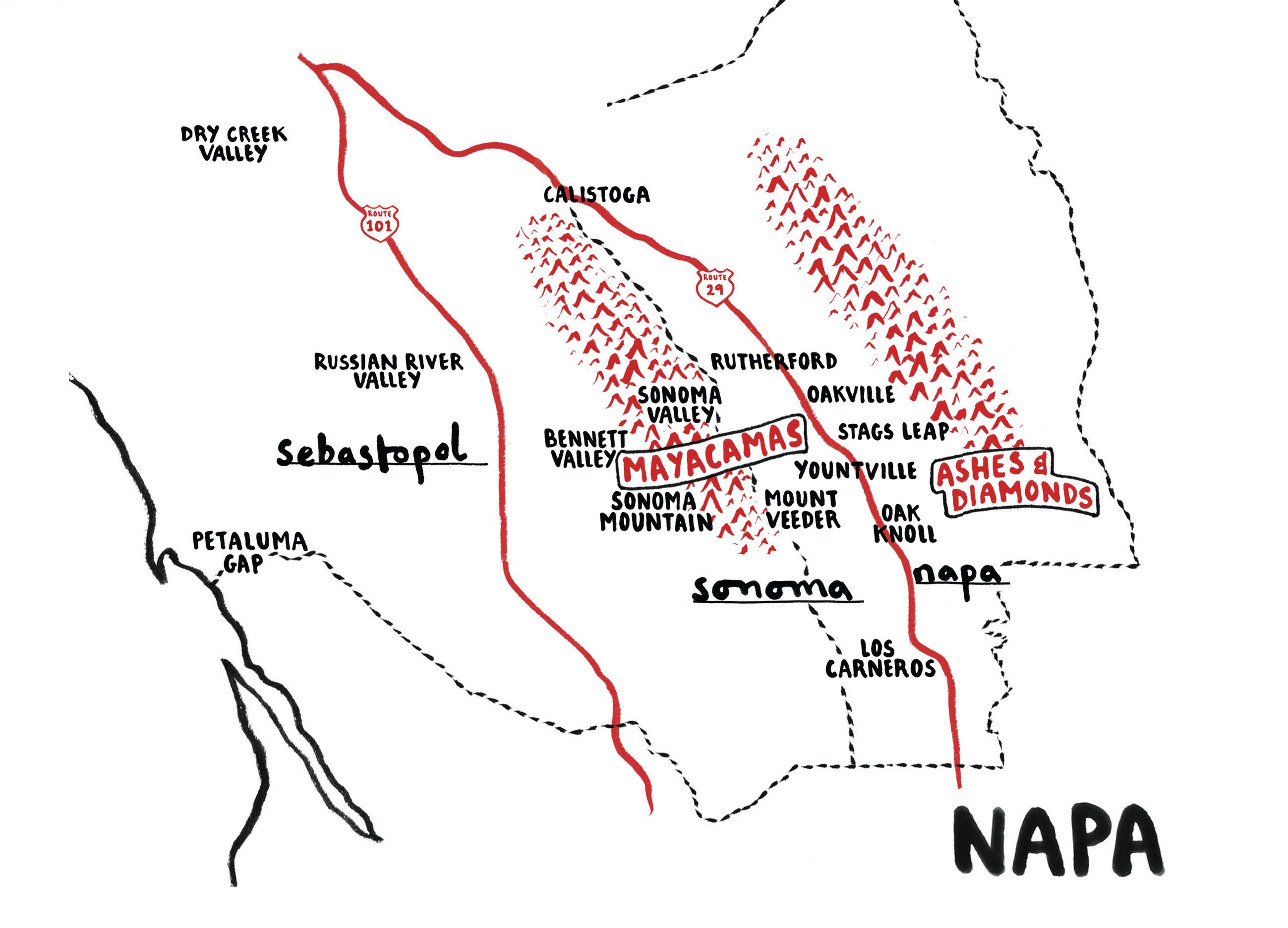 AVA GLOSSARY - Napa Valley, CALIFORNIA – International Fine Wines